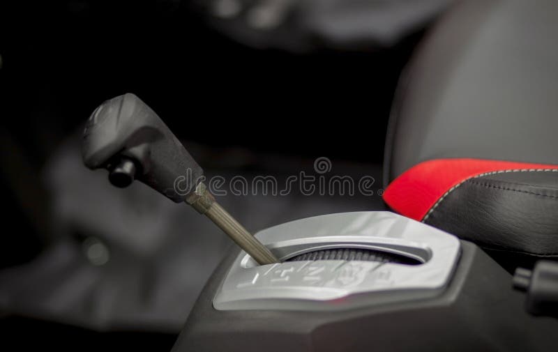 Car Gear Shift- Closeup Interior Stock Image - Image of lease, closeup ...