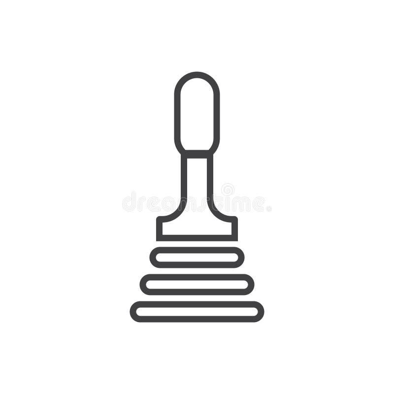 Car Gear Stick Icon stock illustration. Illustration of stick - 374418365