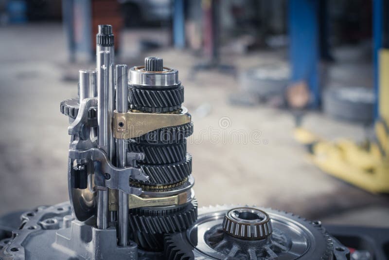 Car gearbox stock photo. Image of wheel, cogwheel, background - 15837554