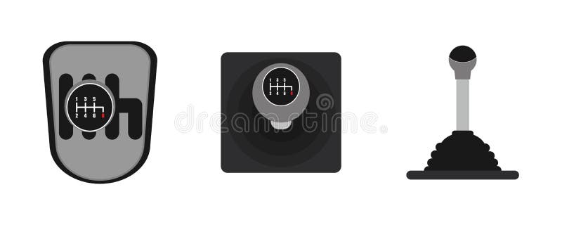 Car gearbox. stock vector. Illustration of cartoon, gear - 184460004