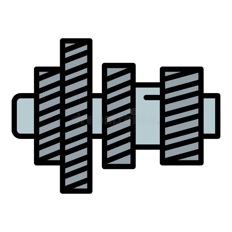 Car Gearbox Steering Wheel Icon Outline Vector. Auto Motor Stock Vector ...