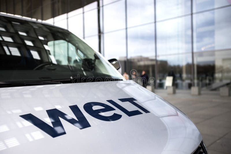 A Car of the German Welt Press Company Editorial Photography - Image of ...