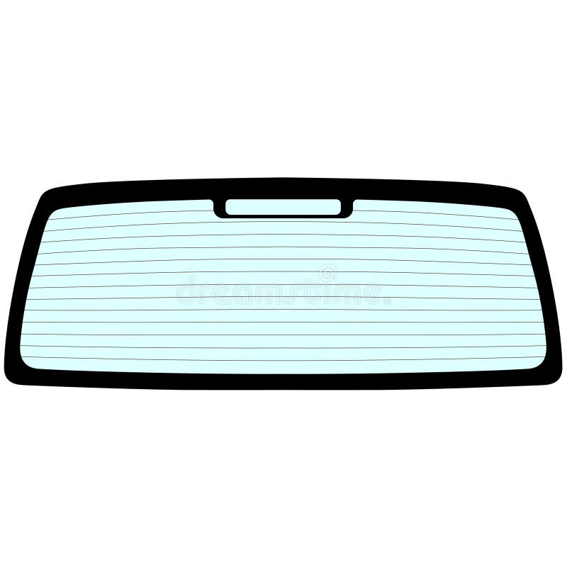 Car Glass Rear Window with Heating, New Clean Back Window with Heating ...