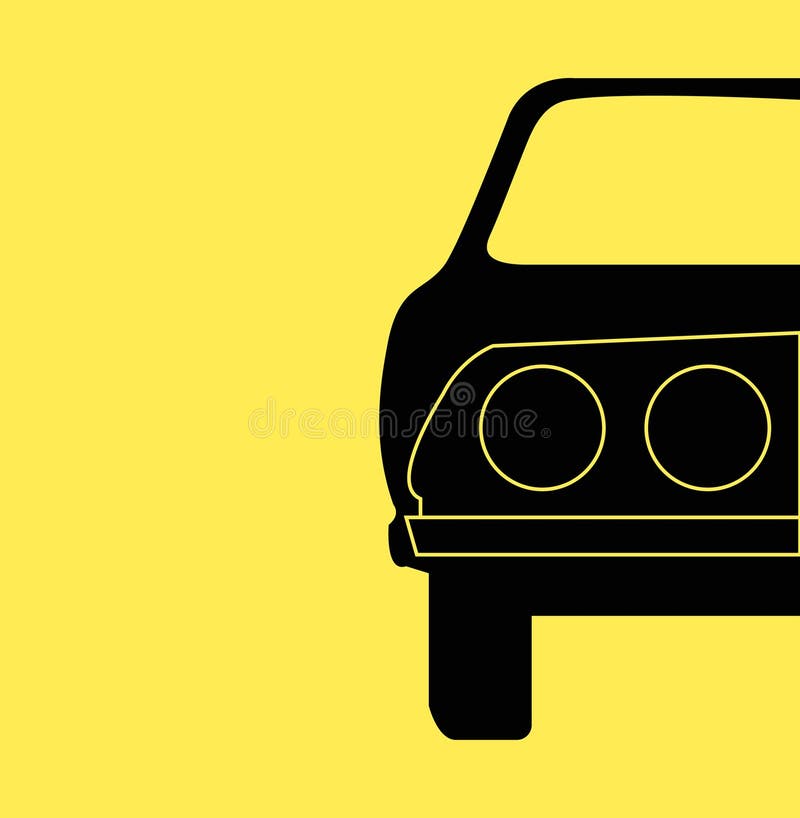 Car ( Half car ) stock vector. Illustration of design - 299762321