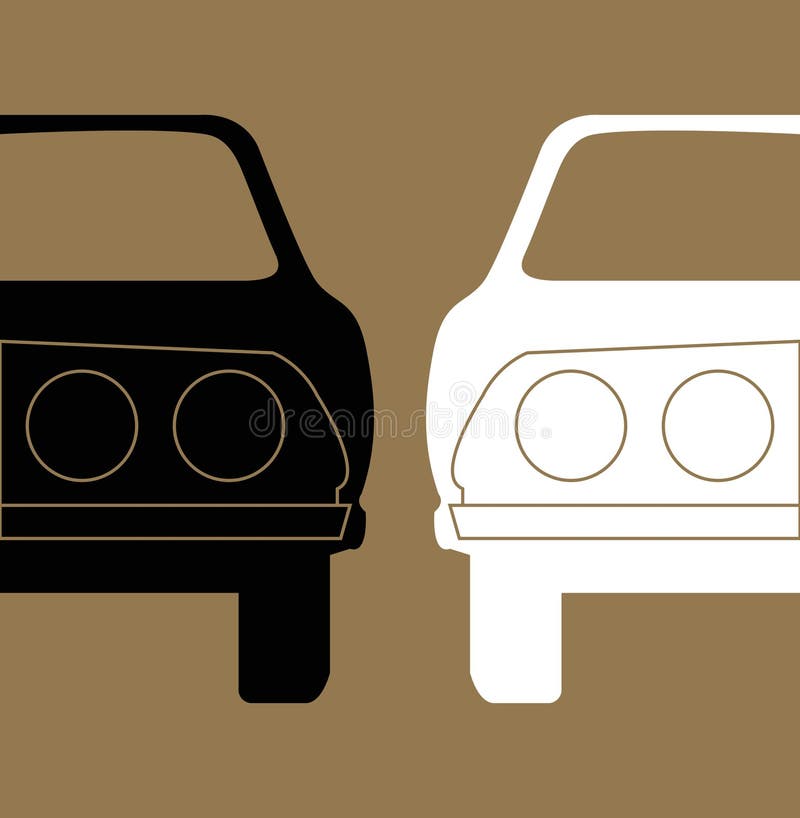 Car ( Half car ) stock vector. Illustration of vector - 299762323