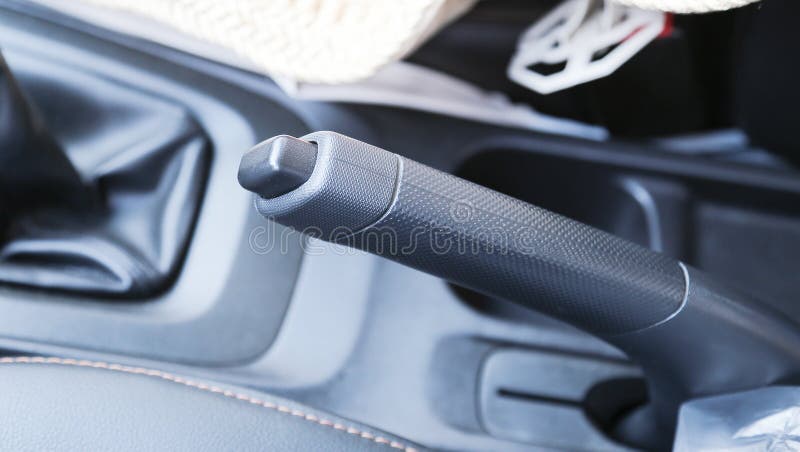 Car handbrake stock image. Image of modern, auto, brake - 41274897