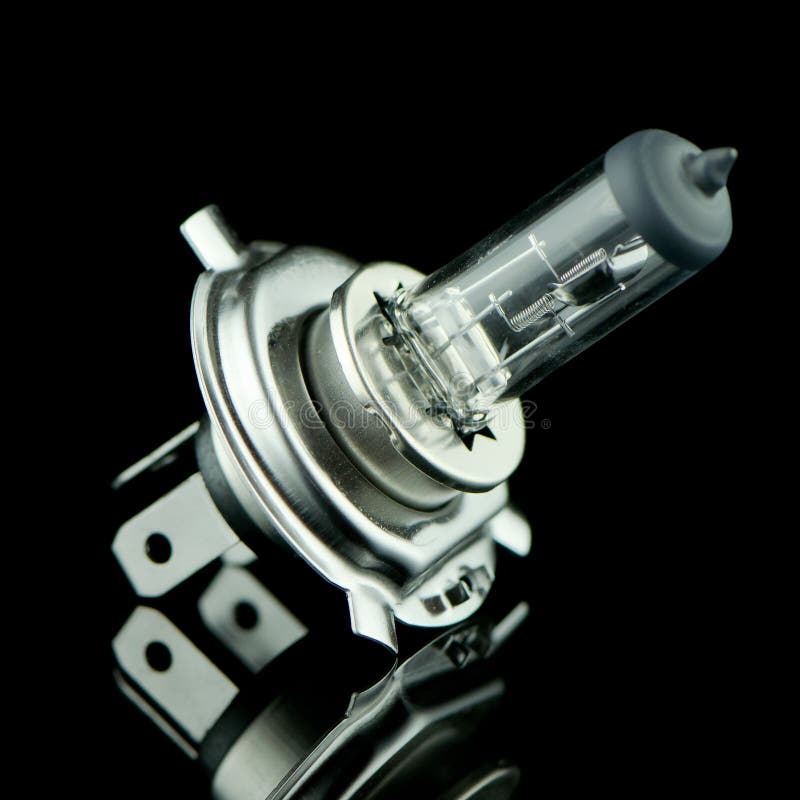 Car headlamp bulb stock image. Image of tungsten, halogen - 32814341