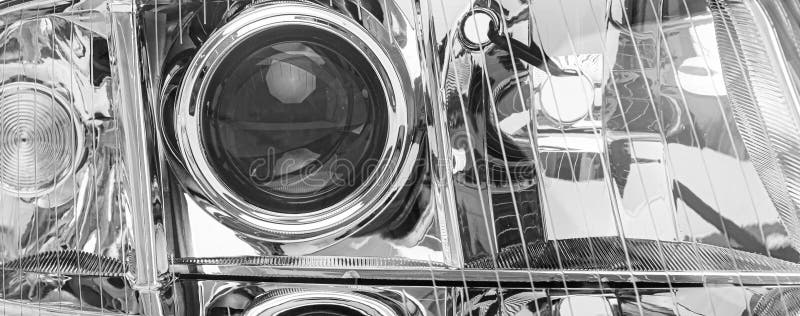 Car Headlight at Close Range. New Car Headlight Stock Photo - Image of ...