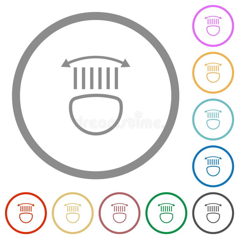 Headlight Icons. Car Headlights on Dashboard. Light of Lamps Vehicle ...