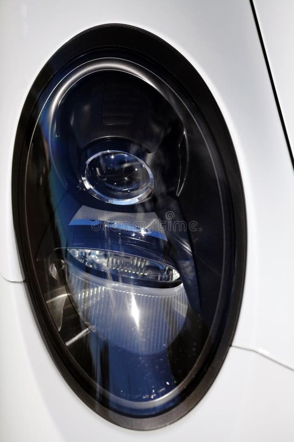 Car headlight stock photo. Image of grey, automobile - 36736870
