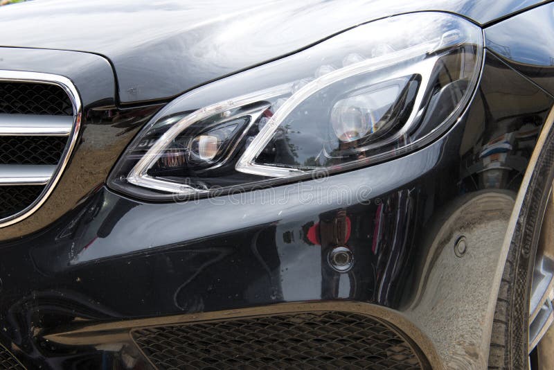 Car headlight front view stock photo. Image of motor - 89701062