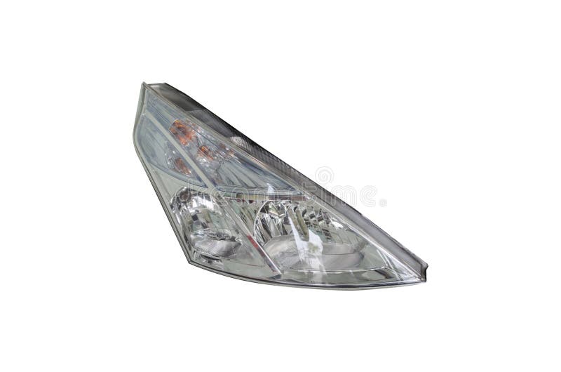 Car white headlight stock photo. Image of luxury, detail - 122872680