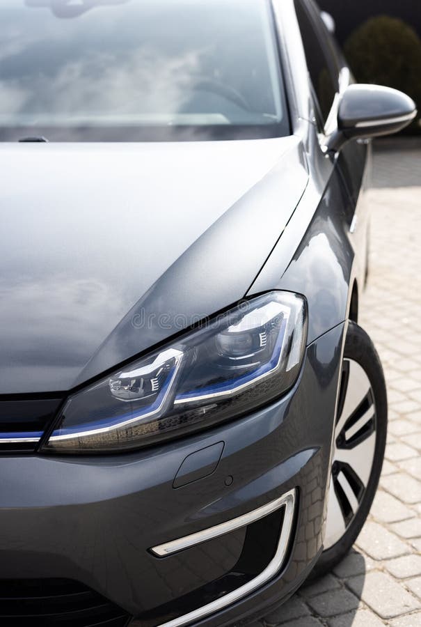 Car Headlight. Lamp of Modern Car Headlight Stock Image - Image of ...