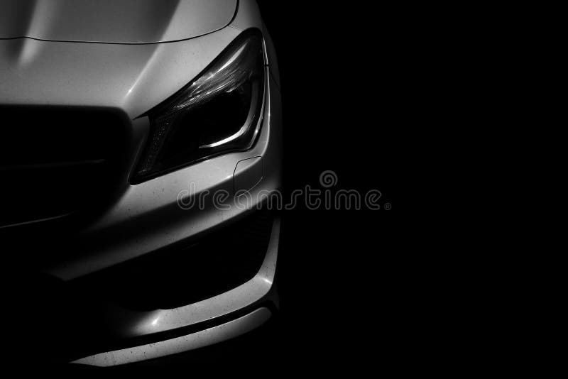 Car Headlight. - Light and Shadow Stock Image - Image of modern ...