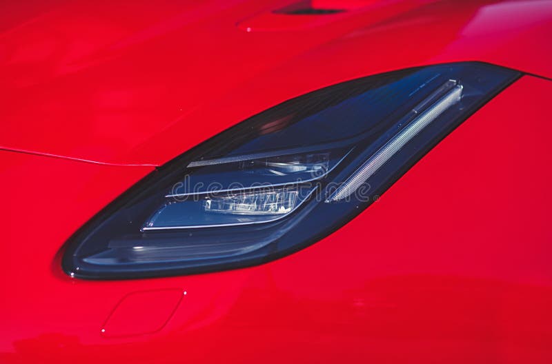 Car headlight stock photo. Image of technology, headlight - 163305262