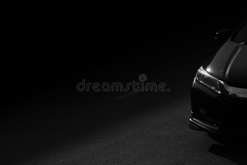 Car Headlight. - Light and Shadow. Stock Image - Image of design ...