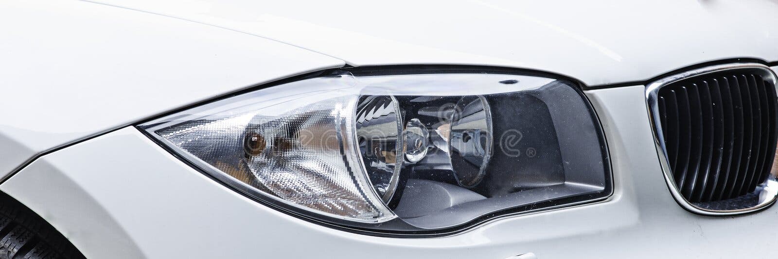 Sport car headlight stock photo. Image of glass, aggressive - 33114184