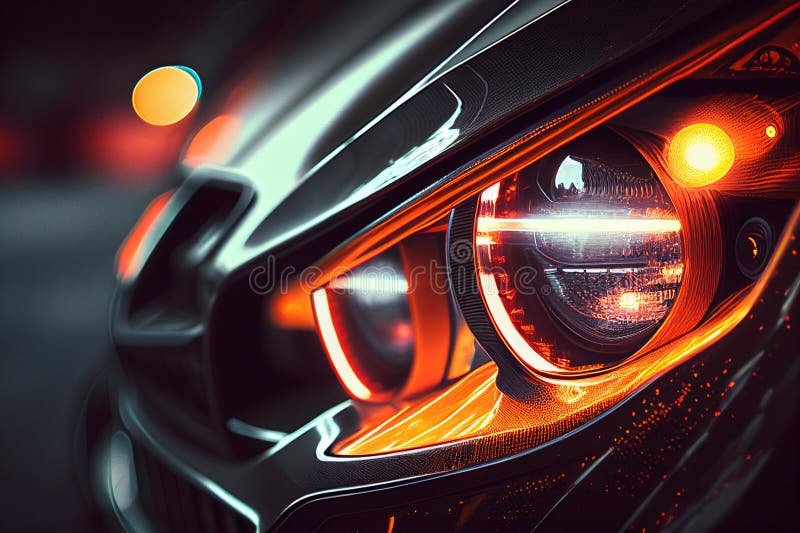 Headlights Ai Stock Illustrations – 1,292 Headlights Ai Stock Illustrations, Vectors & Clipart ...