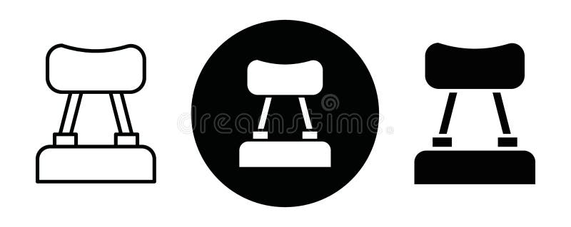 Car Headrest Outline Icon Collection or Set. Car Headrest Thin Vector ...