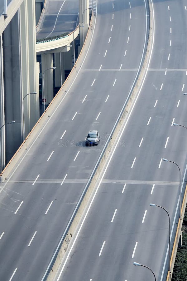 Car on the highway stock image. Image of headlight, moving - 5123915