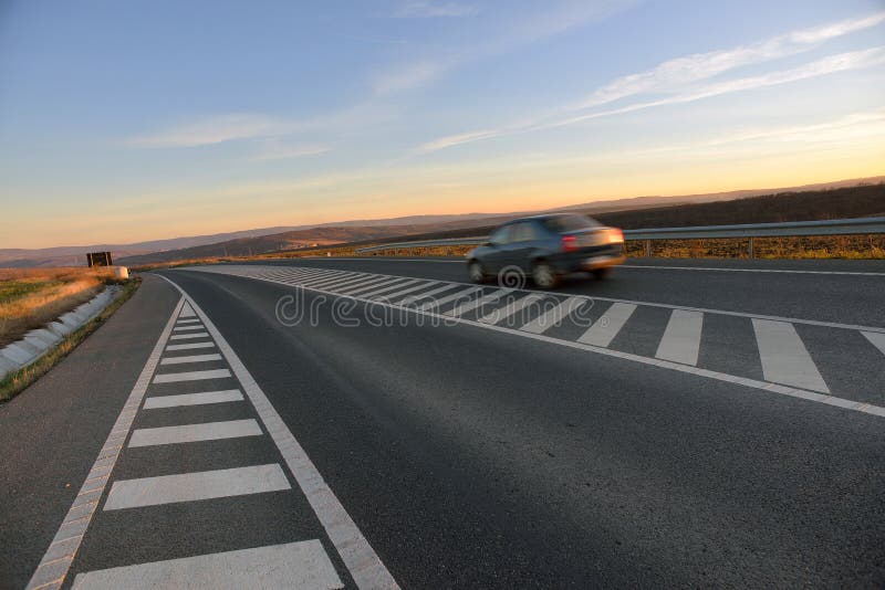 Car on highway road stock photo. Image of traffic, drive - 36834192
