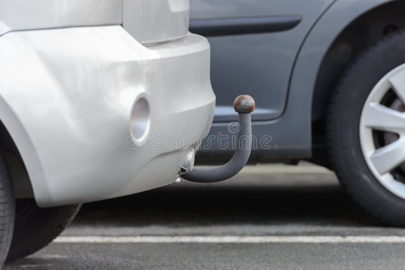 Car hitch close-up stock image. Image of pull, connection - 149621545