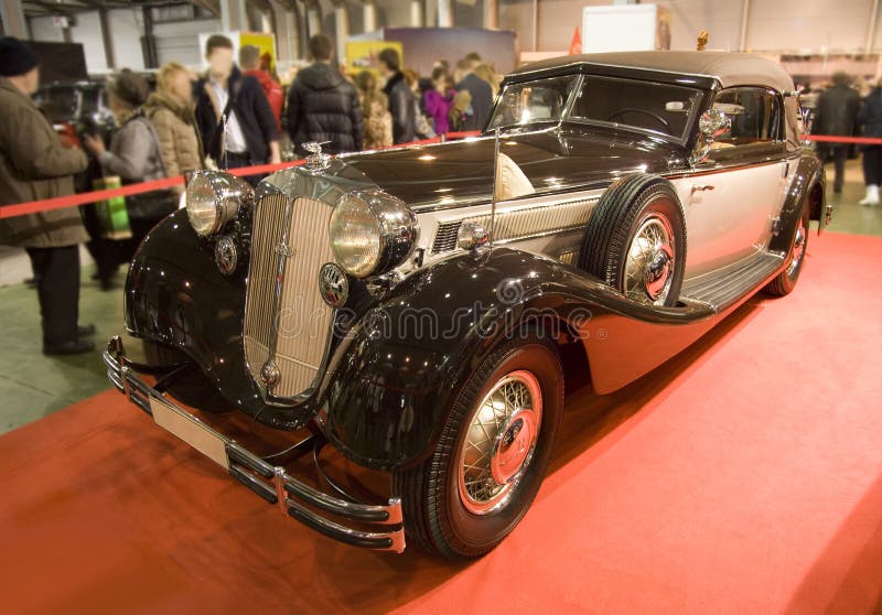 Car Horch 853 Legend Luxury Audi Editorial Photo - Image of hood ...