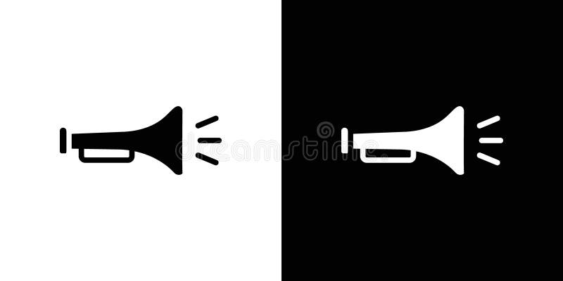 Car Horn Icon Logo Set Vector Stock Vector - Illustration of volume ...