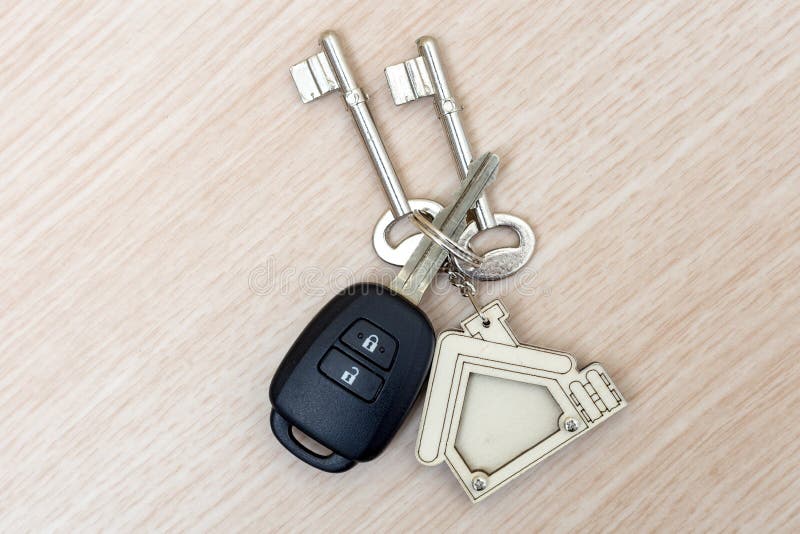 Car and House Keys on Table. Concept of Success Stock Image - Image of ...