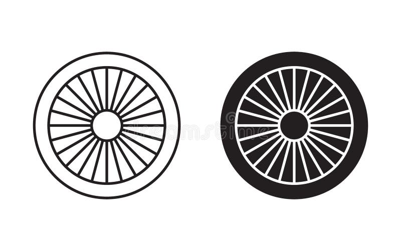 Wheel Alignment Icon Logo Sign Vector Outline Stock Illustration ...
