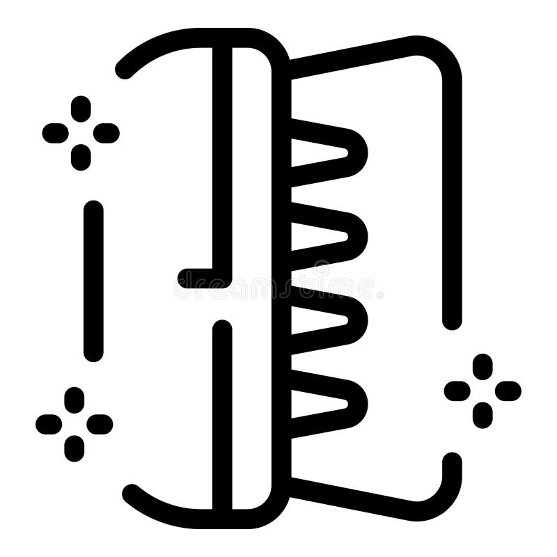 Car Ice Scraper Removing Ice from Windshield Stock Illustration ...