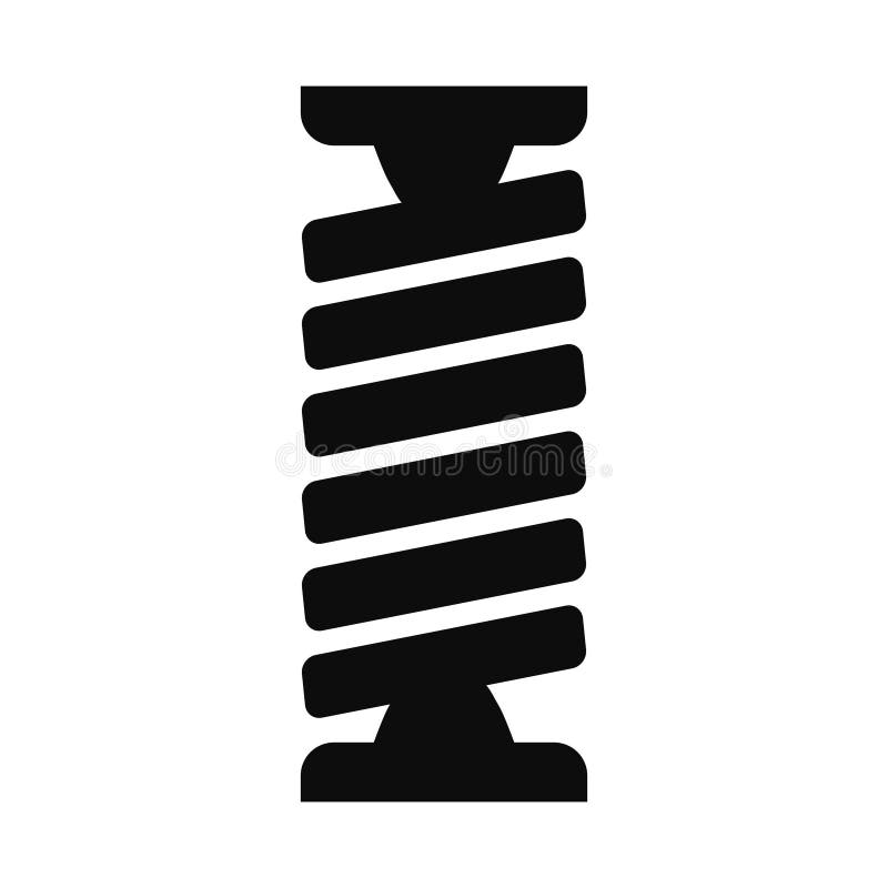 Car Shock Absorber Vector Icon Stock Vector - Illustration of concept ...