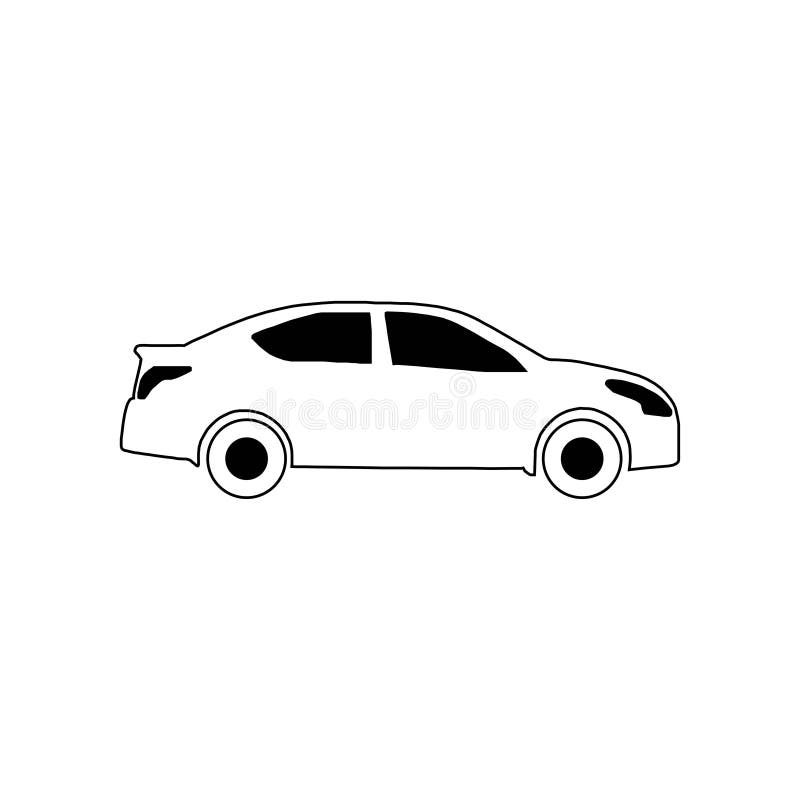 Car Icon Logo Vector Design Stock Vector - Illustration of sign, speed ...