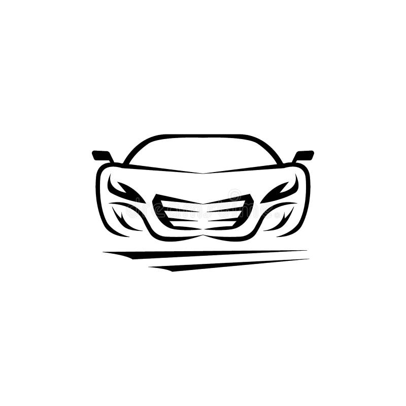 Car Icon Logo Vector Design Template Stock Illustration - Illustration ...