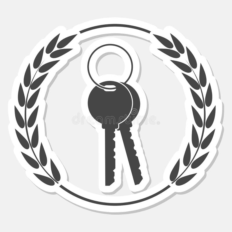 Car icon pictogram sticker stock vector. Illustration of keyword - 83650388