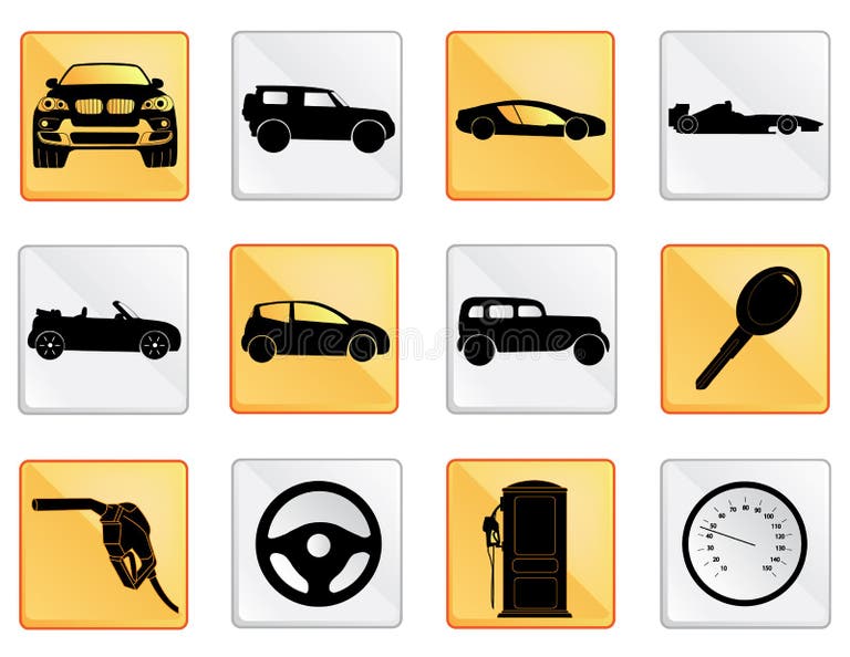 Small Car Symbol Icons Stock Illustrations – 1,464 Small Car Symbol ...