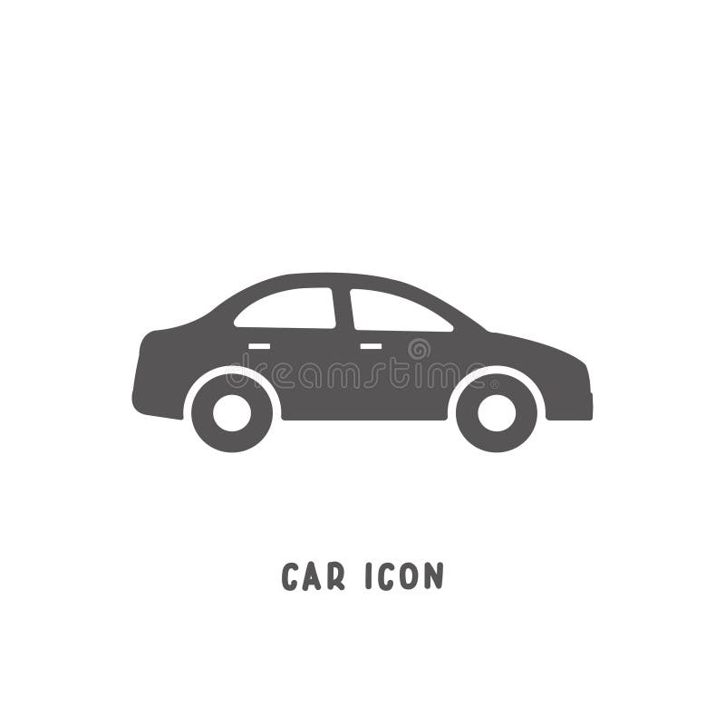 Car Icon Simple Flat Style Vector Illustration Stock Vector ...