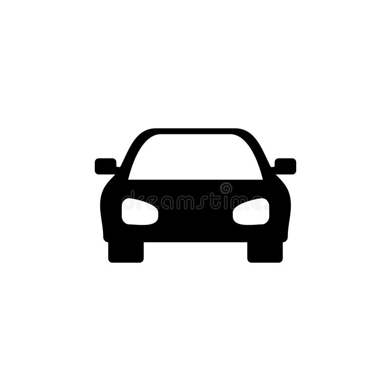 Car Icon in Simple Style. Car Icon Vector Stock Vector - Illustration ...