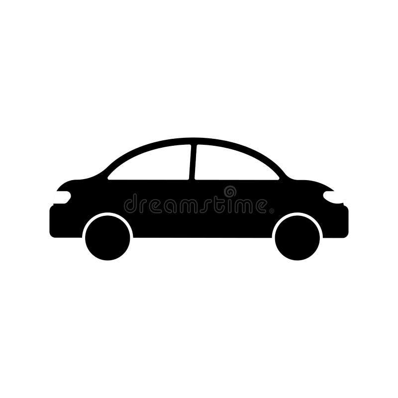 Car Icon in Simple Style. Vector Illustration EPS 10 Stock Vector ...