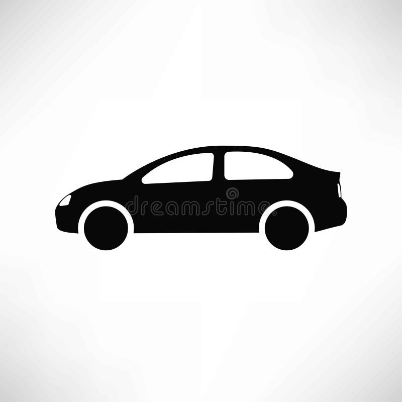 Car Icon in Simple Style. Vector Illustration EPS 10 Stock Illustration ...