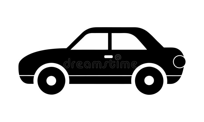 A Car Icon is a Simplified Graphic Representation of an Automobile ...