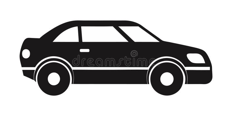 A Car Icon is a Simplified Graphic Representation of an Automobile ...