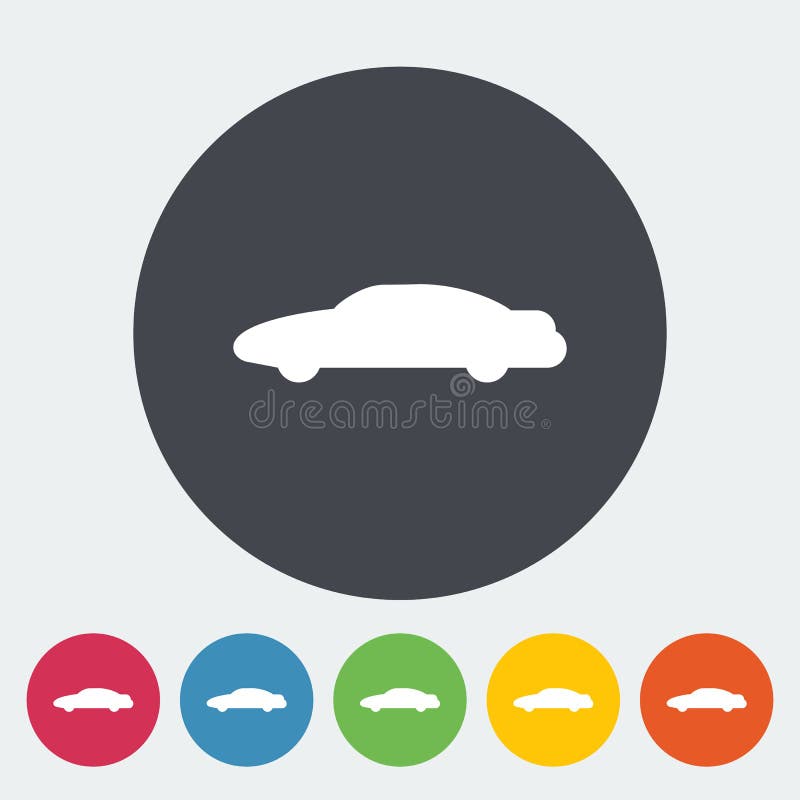 Car icon. stock vector. Illustration of auto, symbol - 96202575