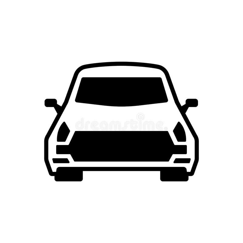 Car Icon Vector Isolated on White Stock Vector - Illustration of travel ...