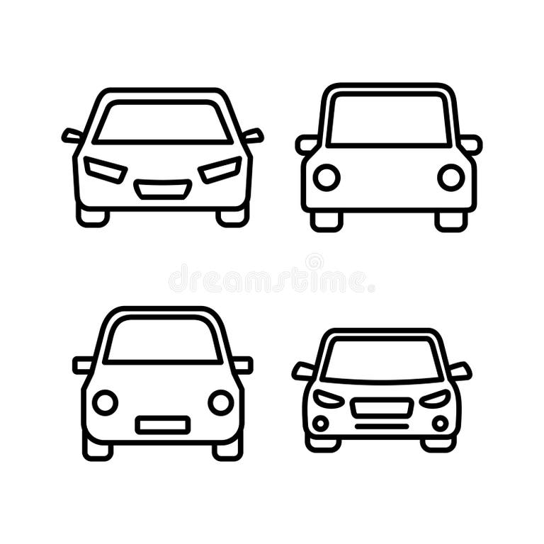 Car icon . Car sign. sedan stock vector. Illustration of small - 287429739