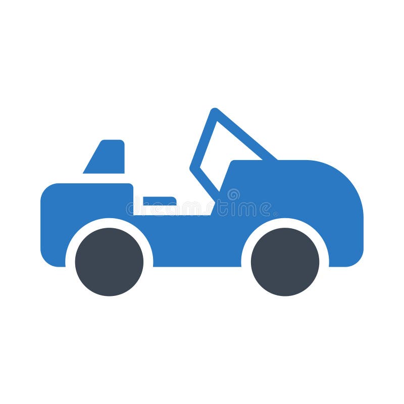 Car Vector Glyph Color Icon Stock Illustration - Illustration of sign ...