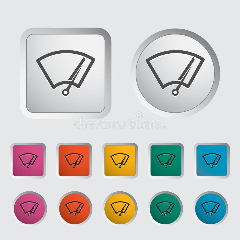 Car icon wiper. stock vector. Illustration of auto, sign - 95060955
