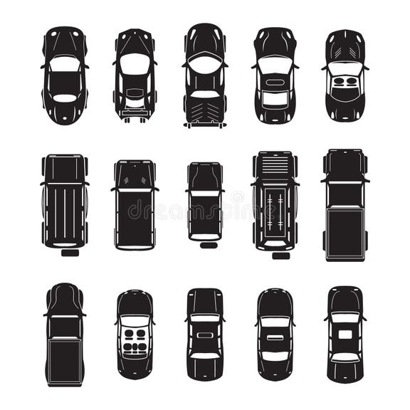 Top View Vehicle Icons Stock Illustrations – 979 Top View Vehicle Icons ...