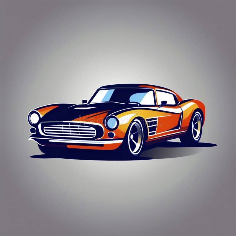 Car Illustration Cartoon stock illustration. Illustration of sport ...