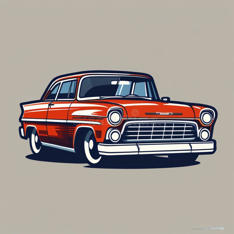 Car Illustration Cartoon stock illustration. Illustration of front ...